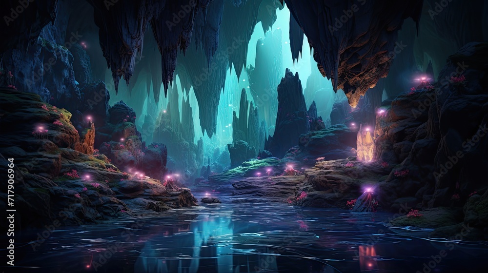 Secretive cave housing radiant crystals and hidden underground lakes ...