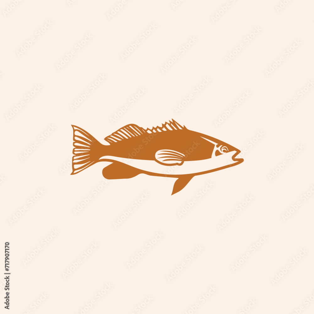 Barramundi Fish Logo Design Vector Image Barramundi Logo Template ...