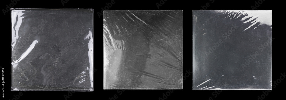 Vinyl Record Album EP Cover Texture Mockup. Realistic paper overlay ...