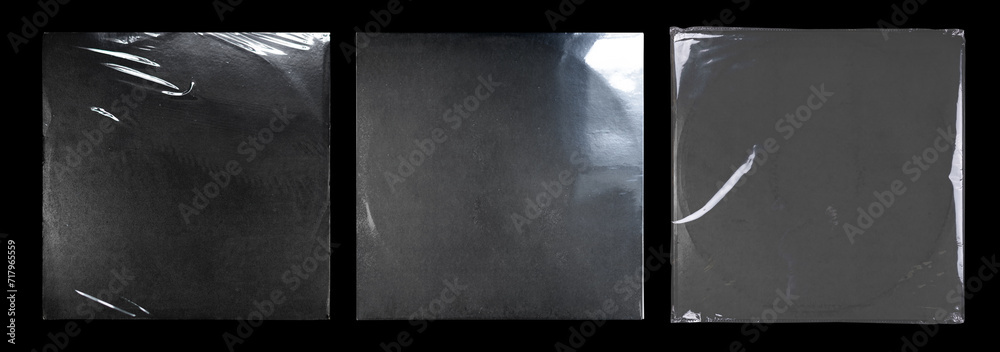 Vinyl Record Album EP Cover Texture Mockup. Realistic paper overlay ...