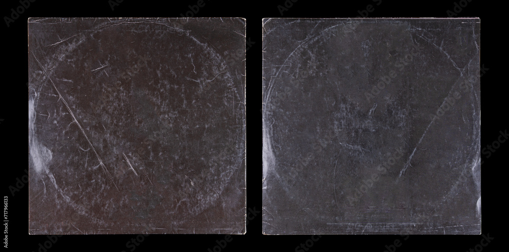 Vinyl Record Album EP Cover Texture Mockup. Realistic paper overlay ...
