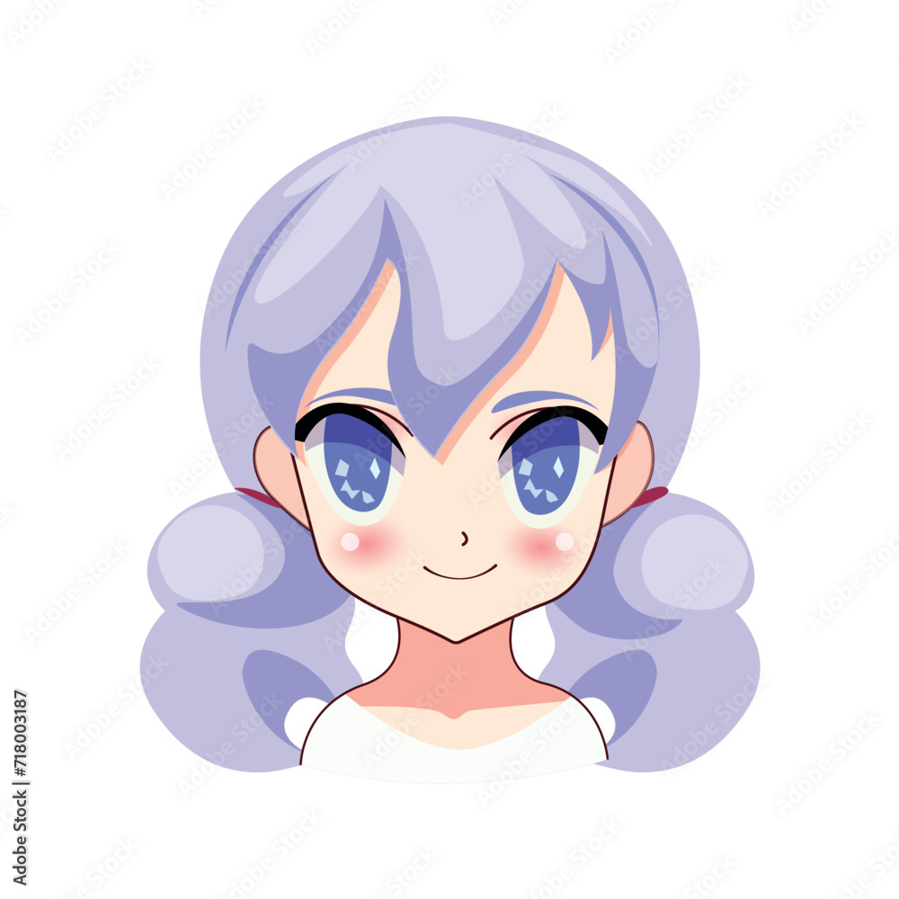 Avatar in anime cartoon design. An enchanting illustration of an anime ...
