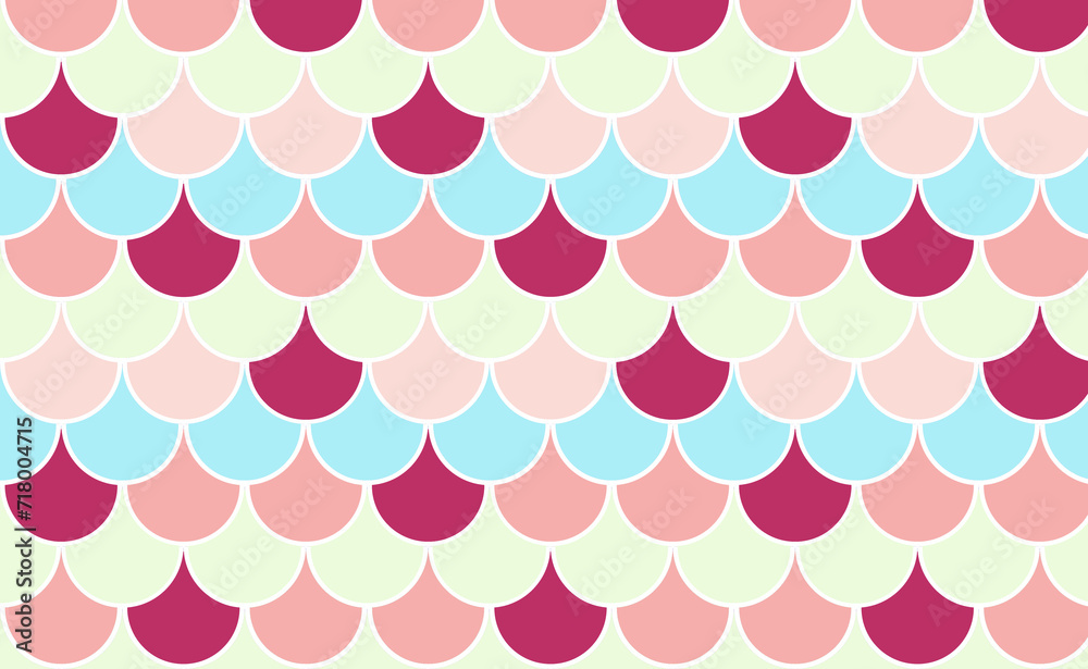 Scale Fish unicorn vivid mermaid background. Pattern skin fish. Scaled ...