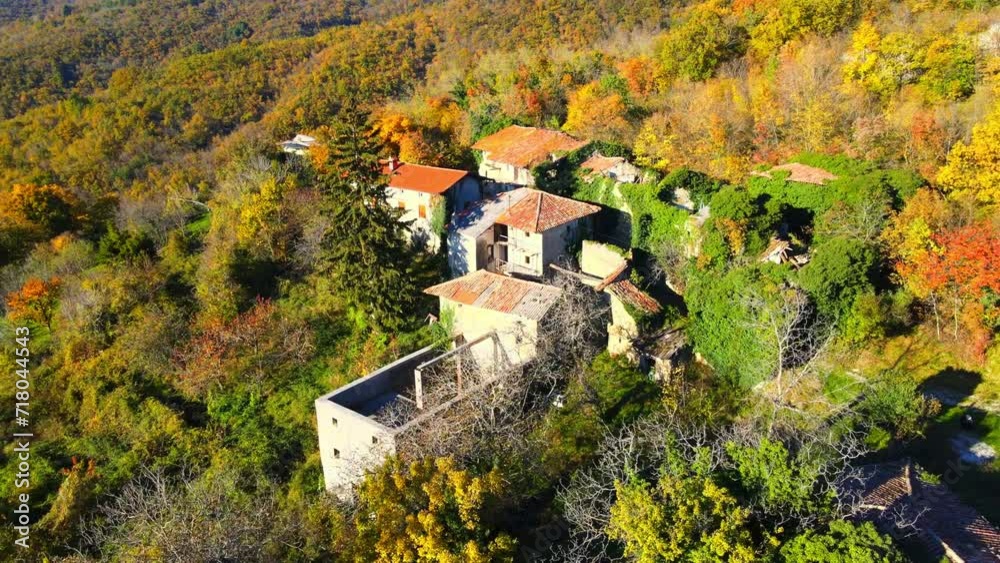 Aerial 4K drone video unveils the haunting beauty of Slapnik, an ...