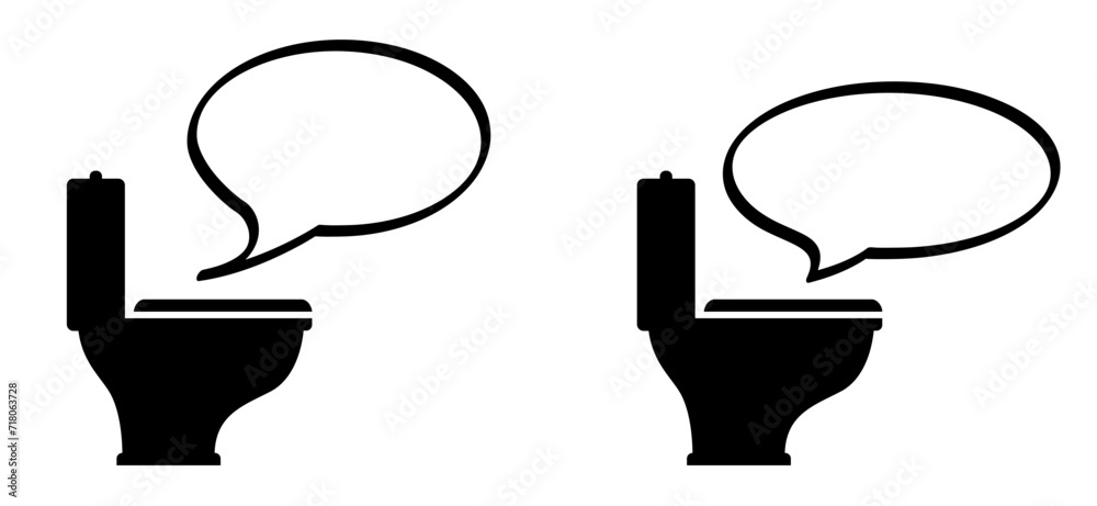 Please keep toilet clean and tidy. cleaning signs. Toilet, wc icon for ...