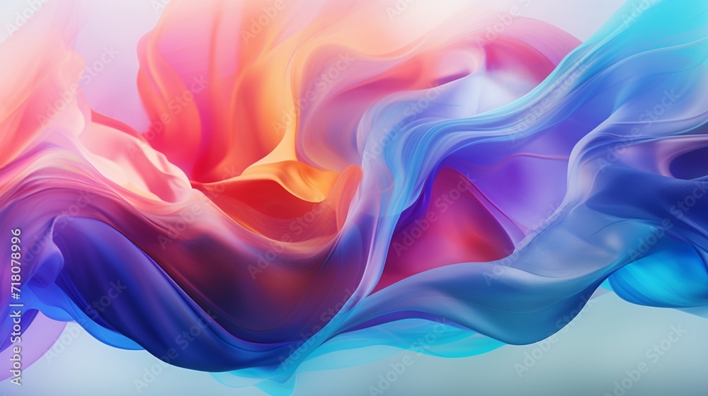 An abstract background design with fluid motion and dynamic shapes ...