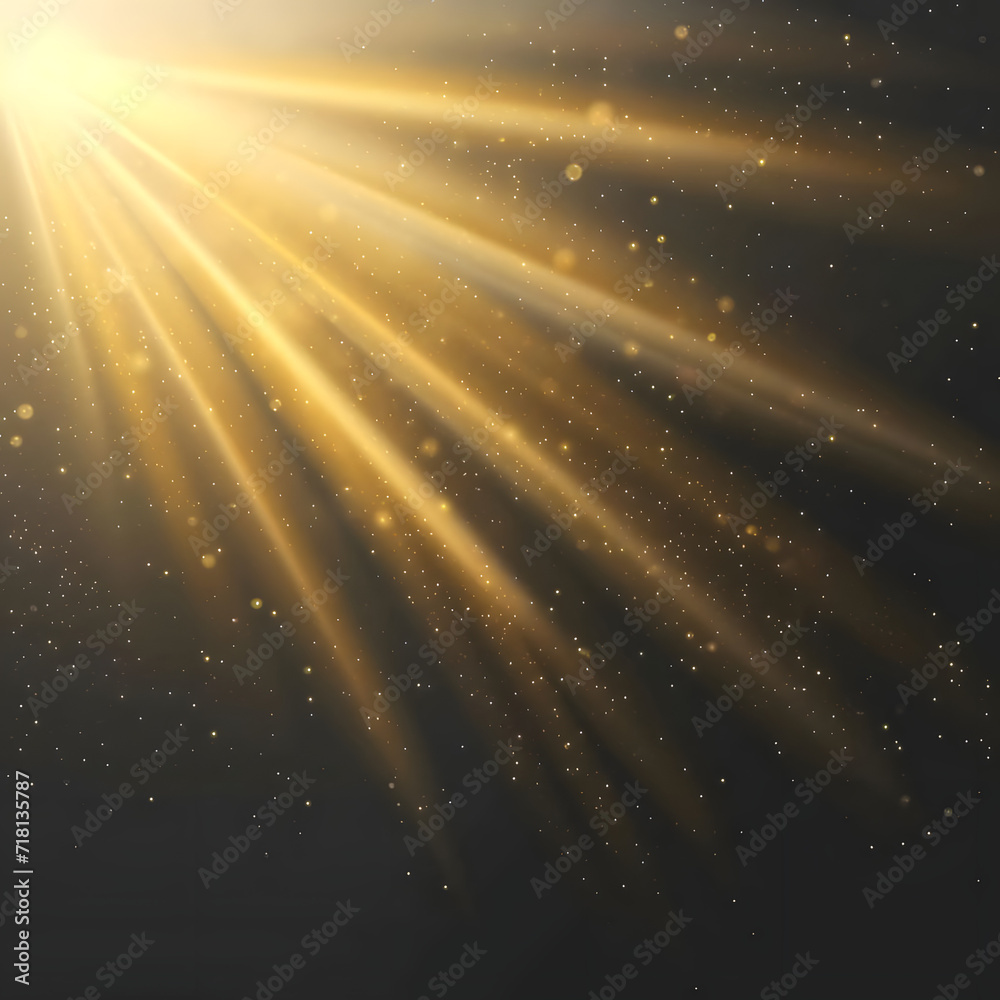 High-quality PNG image of sunlight overlays with yellow flares and glow ...