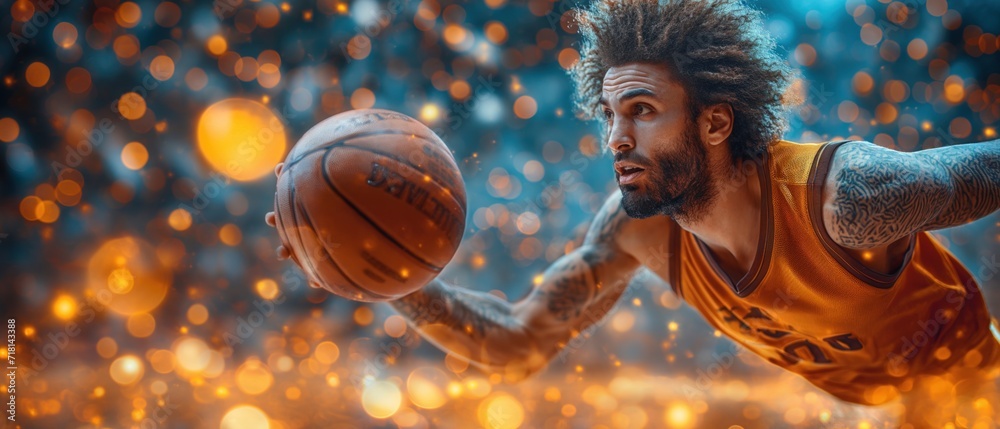 Athletes in movement, action and determination. Physical and motor ...