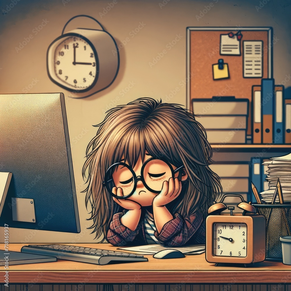 Animated characters, animated illustration, Pixar-inspired, vibrant ...