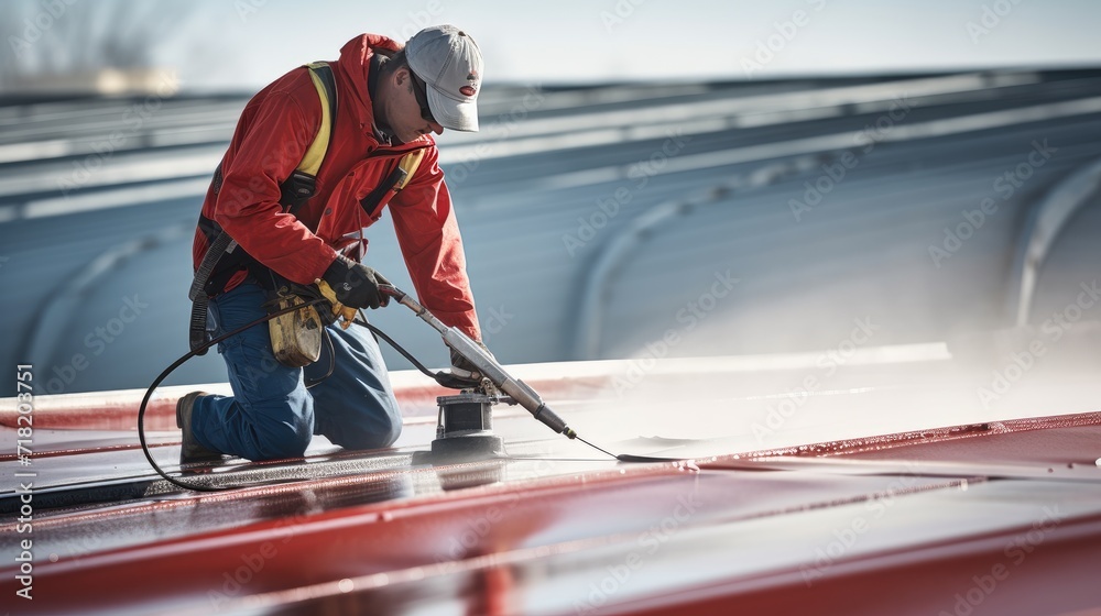 Roof color spray, painting, coating and leakage prevention service ...