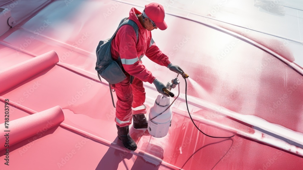 Roof color spray, painting, coating and leakage prevention service ...