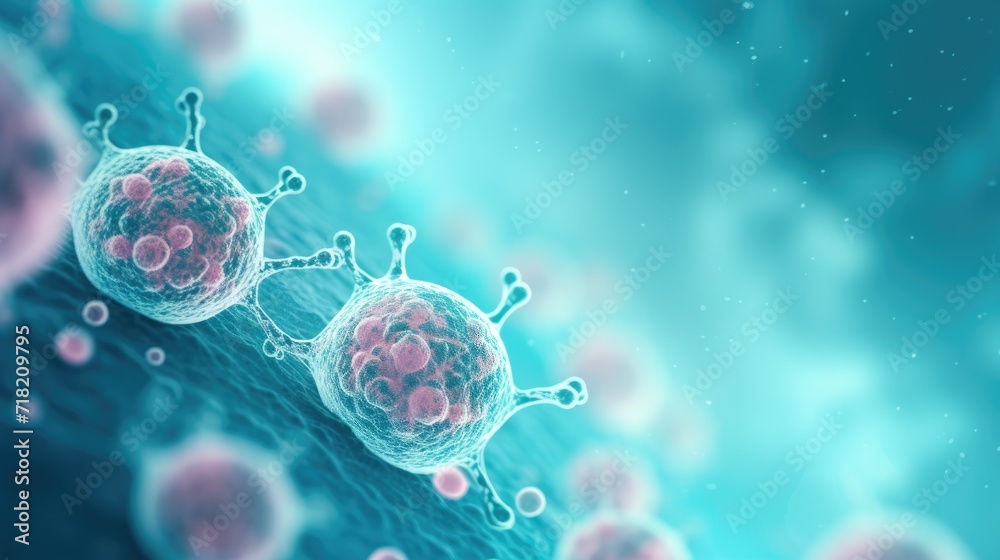 Cancer cells under a microscope Scientific image cancer medicinal ...