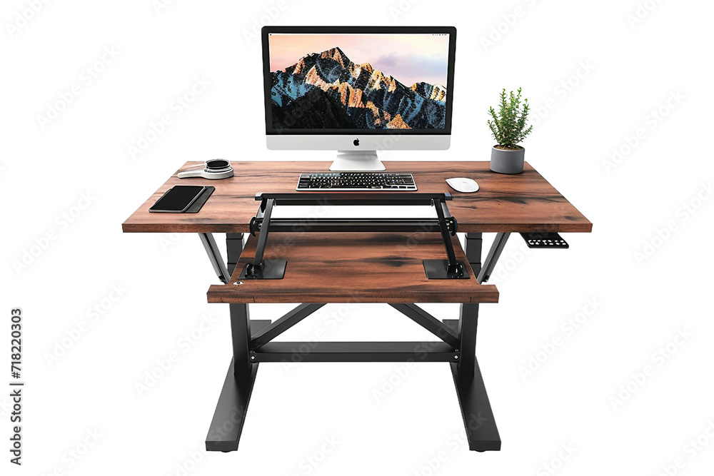 Adjustable Standing Desk Converter for Ergonomic Transformations on ...