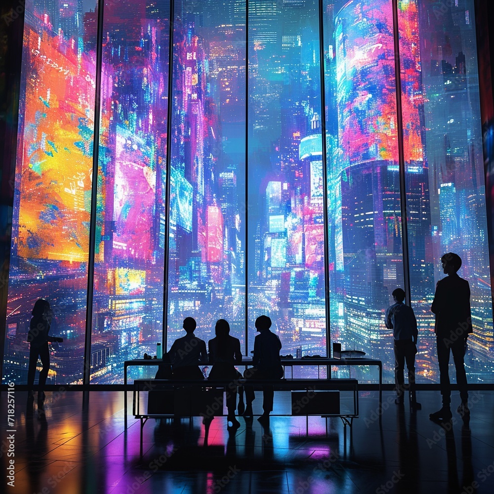 Immerse yourself in the dynamic energy of digital transformation with ...