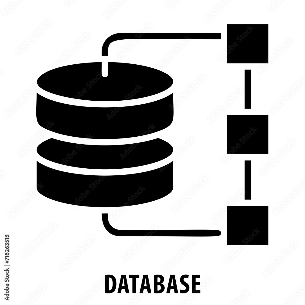 Database, data storage, information, database icon, technology, server ... Database, data storage, information, database icon, technology, server ...