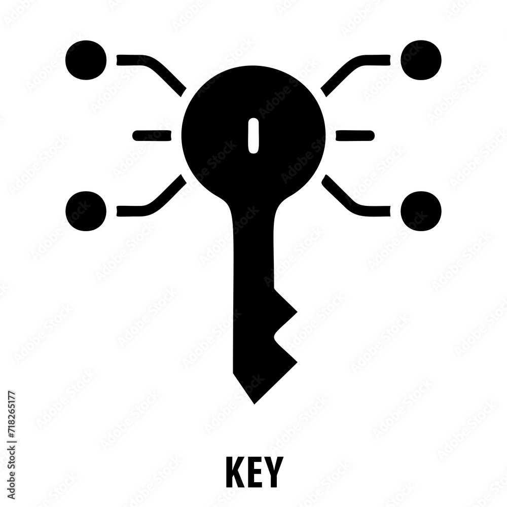 Key Access Security Key Icon Unlock Encryption Access Symbol