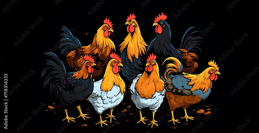 Beautiful Hen Design, Chicken, Perfect for your Project or Wallpaper ...