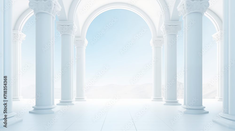 An image of an architectural symmetrical structure in the form of ...