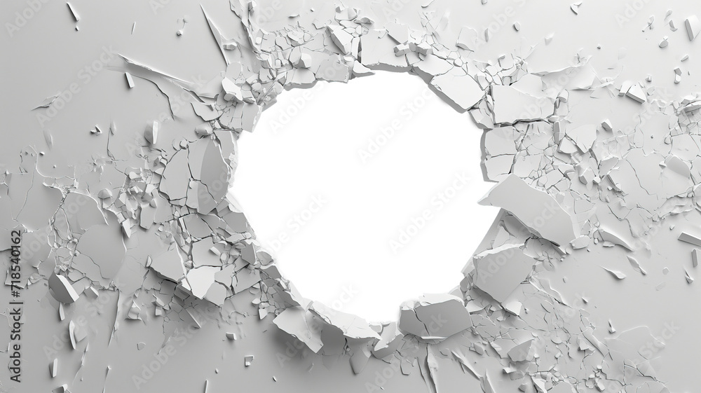 Wall hole isolated on transparent background. PNG Stock Illustration ...
