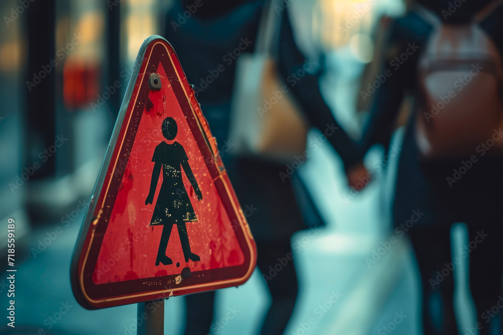 Safety Signage: Feminist-Inspired Warning Signs in Public Spaces. Close ...