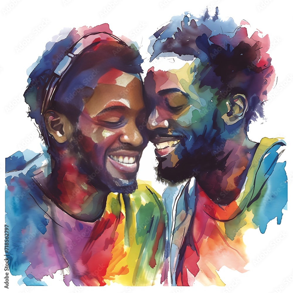 LGBTQ Couple captures the love and affection between partners, A ...