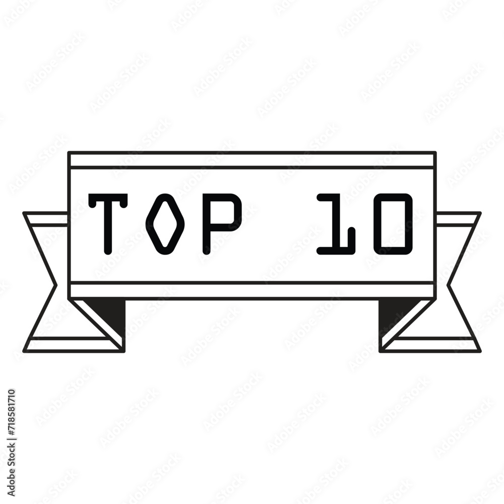 Top 10 Icon vector illustration Stock Vector | Adobe Stock
