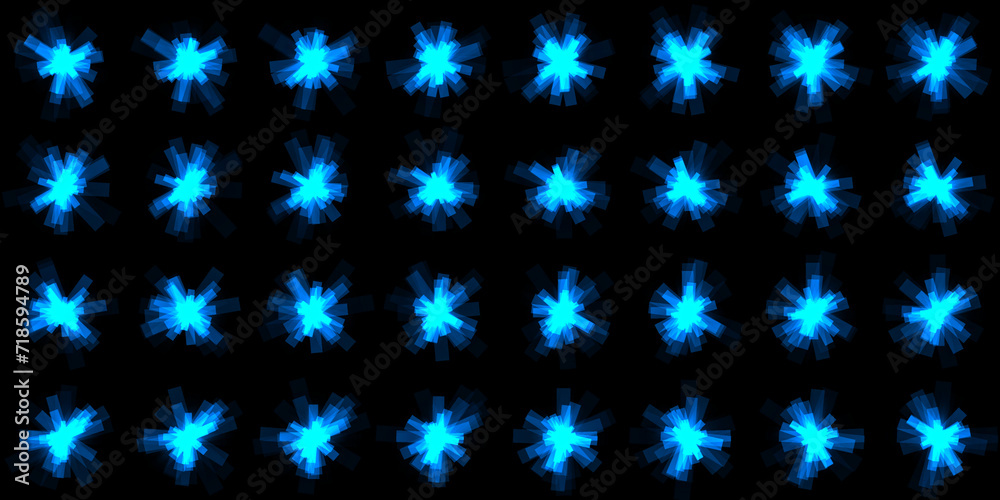 2D Particles loopable Effects with a Black Background for the 2D game ...