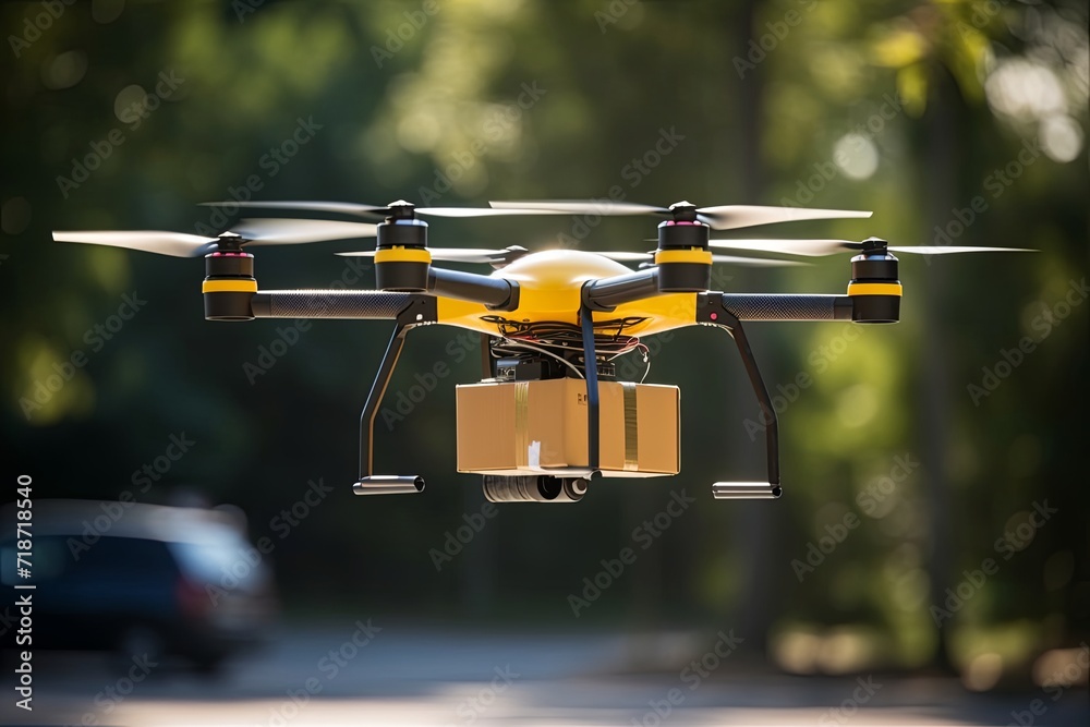 Drone shipping last mile delivery urban drone fleet cargo drones ...