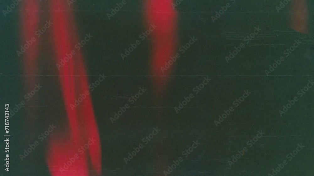 Screen interference and damage, scratches and TV artifacts. Visual ...