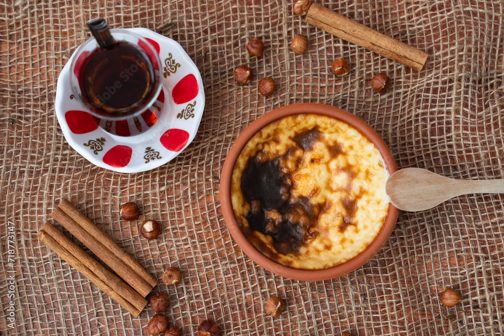 Turkish Rice Pudding (Firin Sutlac), Ottoman Cuisine Hamsikoy Sutlaci ...