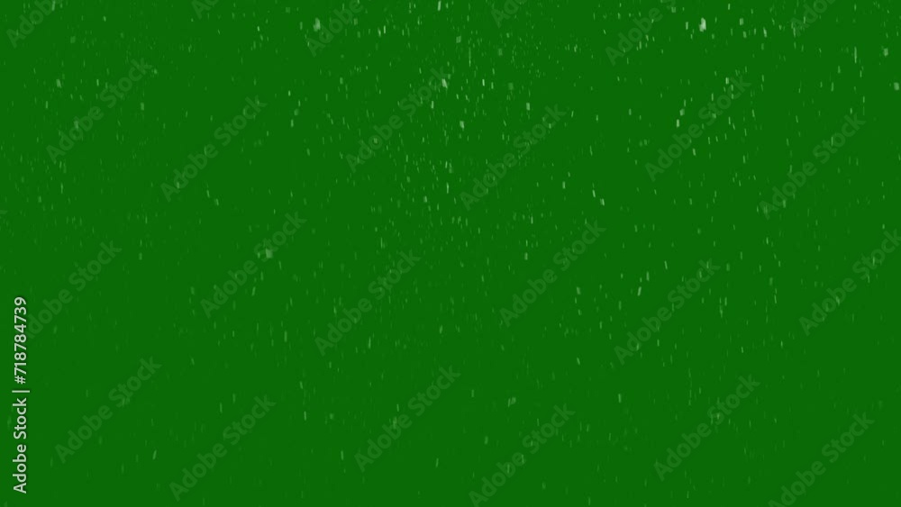Snowfall effect high Resolution green screen effects 4k, Easy editable ...