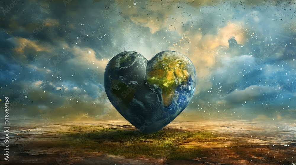 Earth Day background wallpaper, planet earth in nature, go green ...