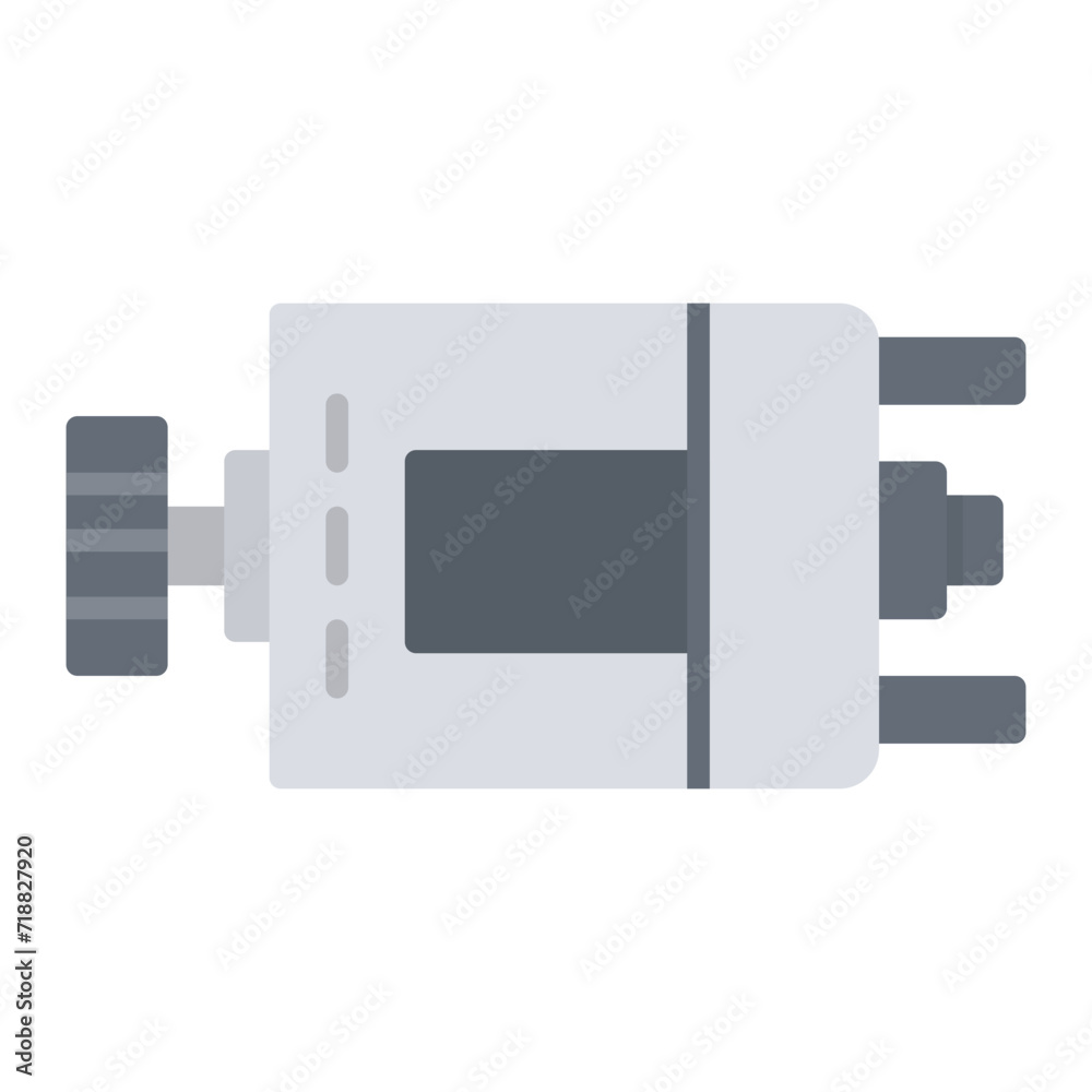 Dc Motor icon vector image. Can be used for Electric Circuits. Stock ...