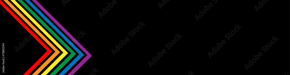 New LGBTQ Pride Flag Vector. New & Updated Intersex Inclusive Progress ...