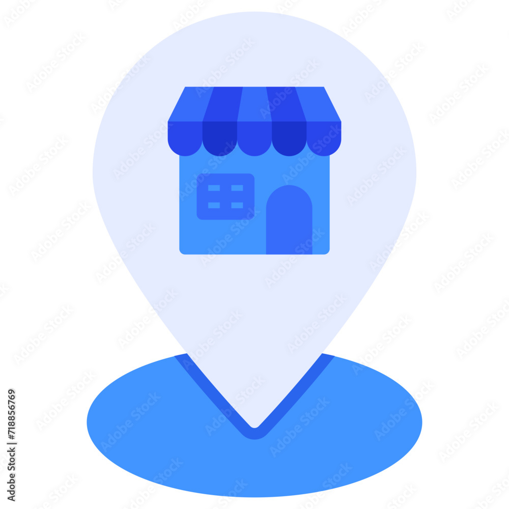 Vetor de Pin Location Icon, Map Marker, Geolocation, Navigation ...