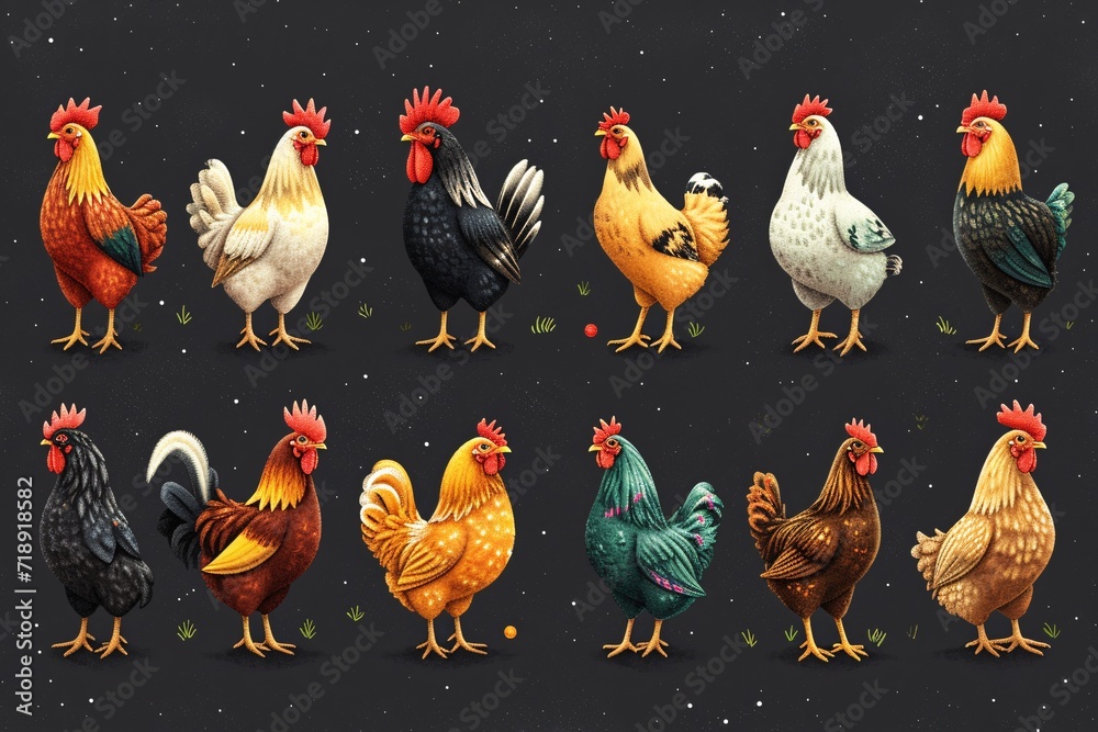 Chicken-tastic: A Monthly Celebration of Chicken Varieties Generative ...