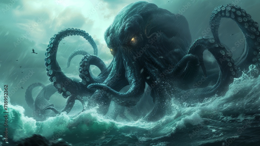 Explore the depths of imagination with a captivating image of a big sea ...