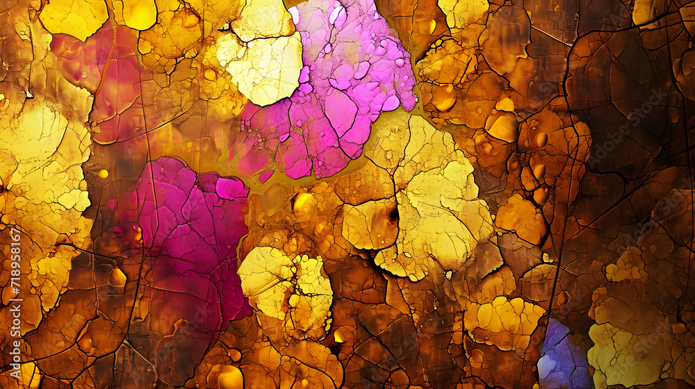 Stone lichen texture illustration. Beautiful natural texture with ...