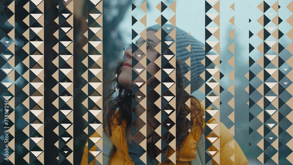 Triangular Tilt | Color Control Panel Stock Template | Adobe Stock