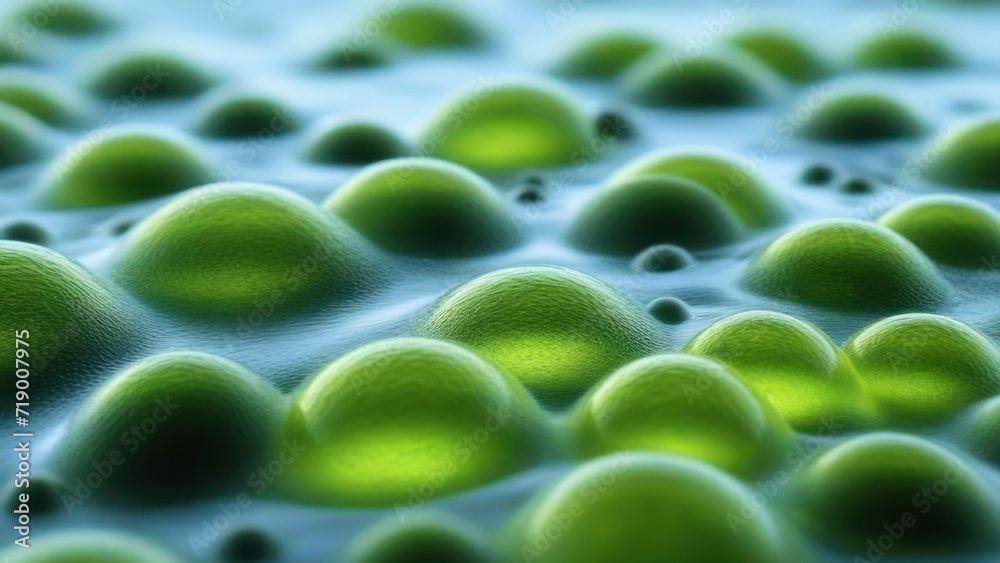 A zoomedin photo of a CRISPRedited strain of bacteria, capable of ...