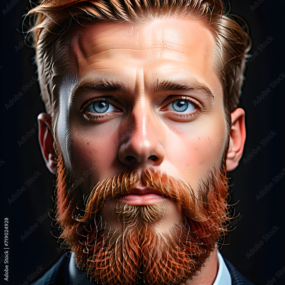 The Beautiful Palette of Beards: Creative Beard Color Art and Styling ...