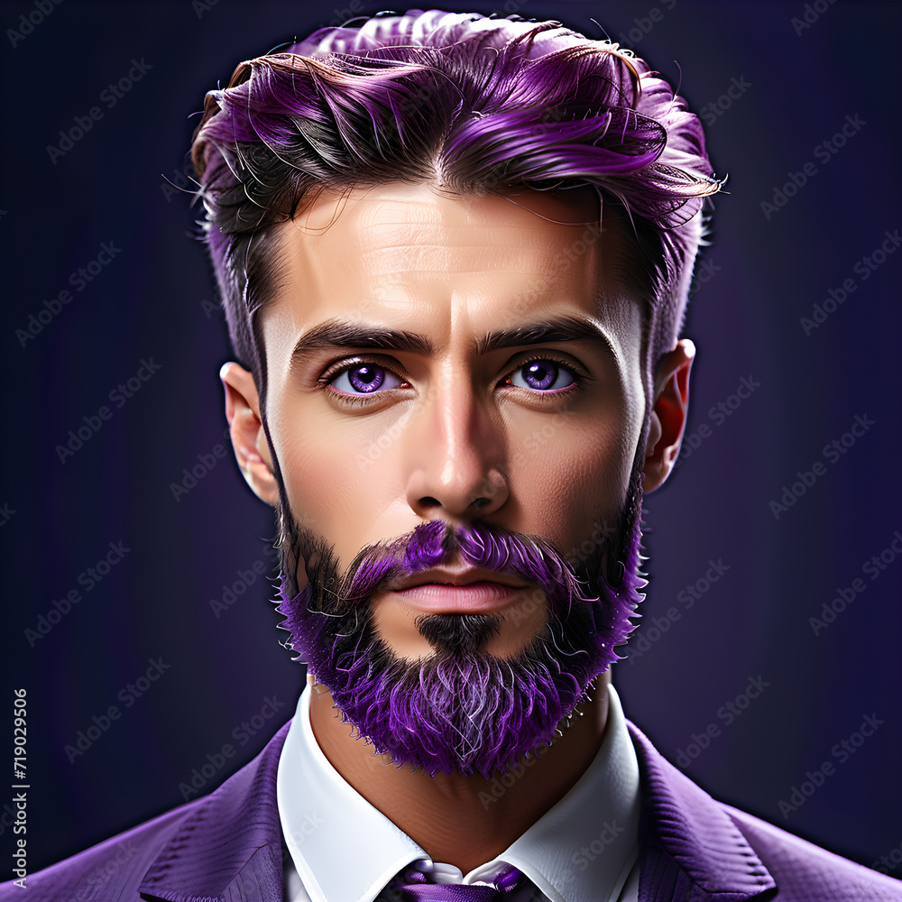 The Beautiful Palette of Beards: Creative Beard Color Art and Styling ...