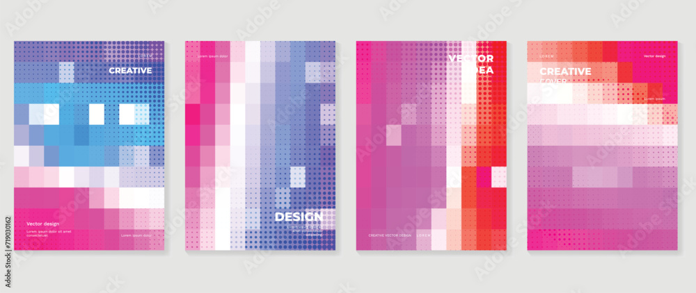 Abstract gradient background cover vector. Modern digital wallpaper ...