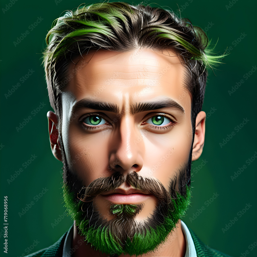 The Beautiful Palette of Beards: Creative Beard Color Art and Styling ...