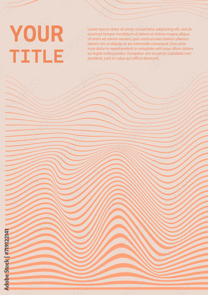 Cover page line icon. Presentation, slide, project, computer, text ...