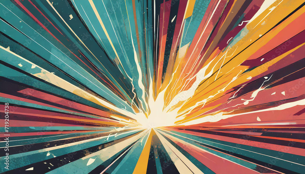 ภาพประกอบสต็อก Blast zap lightning bolt explosion excitement abstract ...