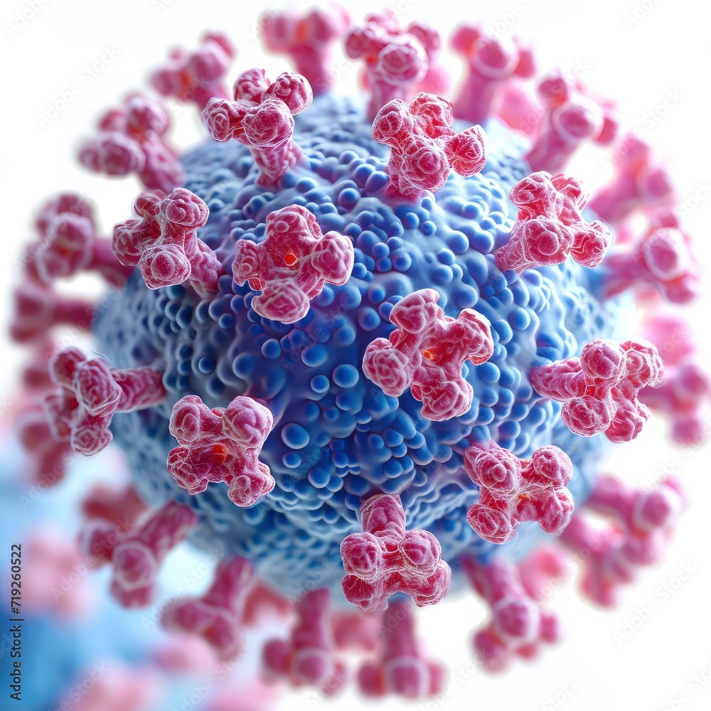 Human Papillomavirus Infection Virus Hpv Most, 3d illustration Stock ...
