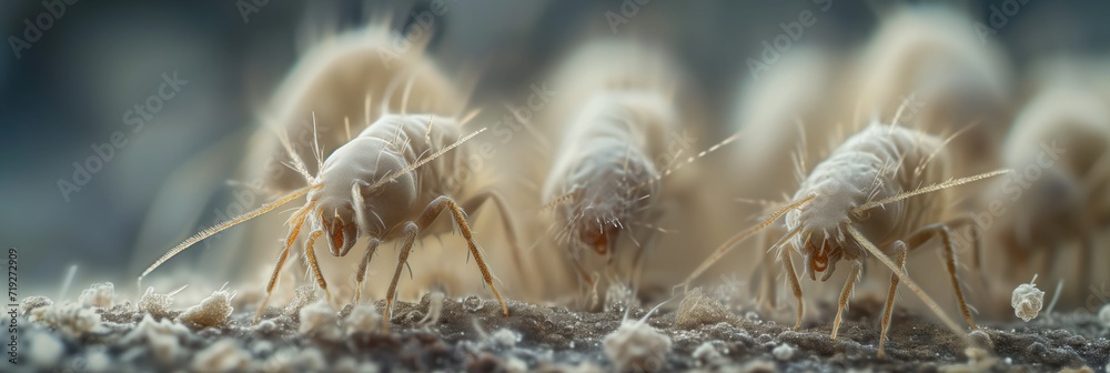 Dust Mites Magnified, Tiny Creatures and Allergens in a Domestic ...