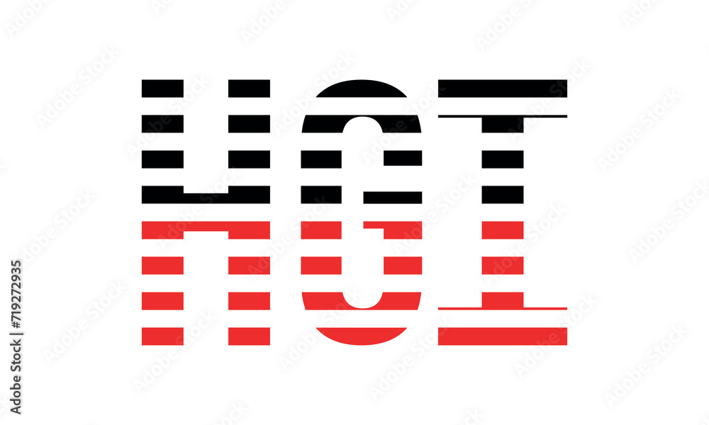 HGI three initial letter iconic line negative space minimal logo design ...