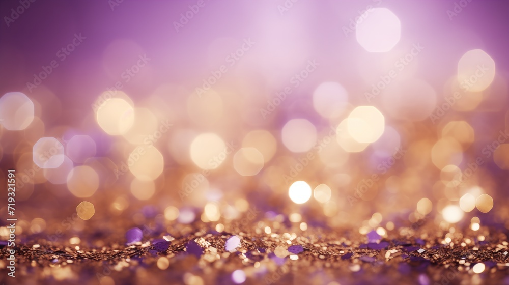 Decoration twinkle lights background, abstract shiny backdrop with ...